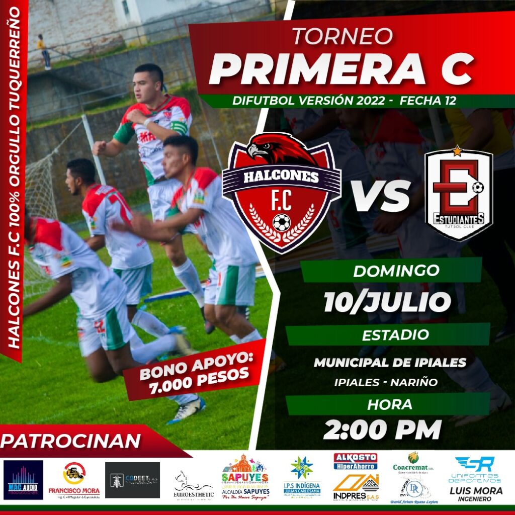 ¡Halcones de Tuquerres jugará partido oficial de la Primera C en ...