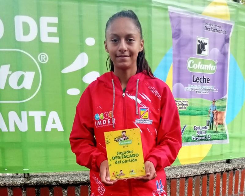 La futbolista Ipialeña Daniela Portilla figura con InderQuilichao en el ...